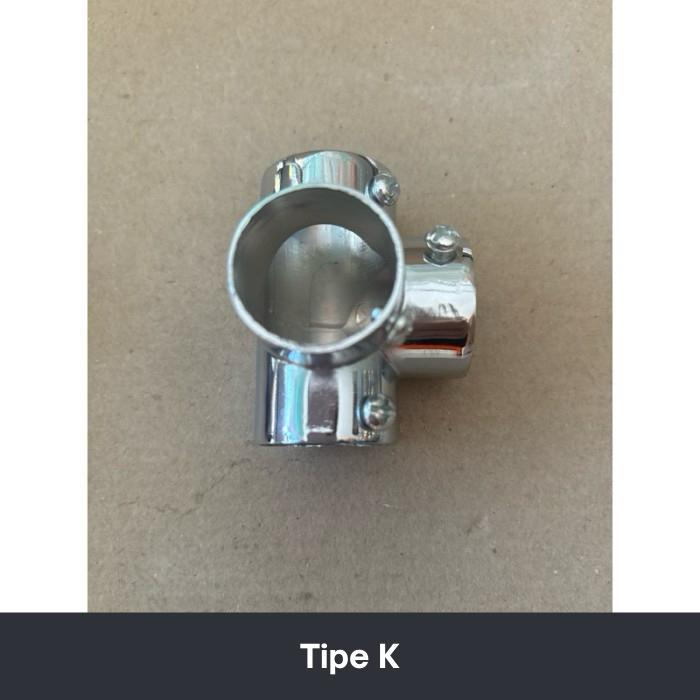 Jual Bracket Pipa Join Pipa Sambungan Pipa Stainless 1inch | Shopee ...