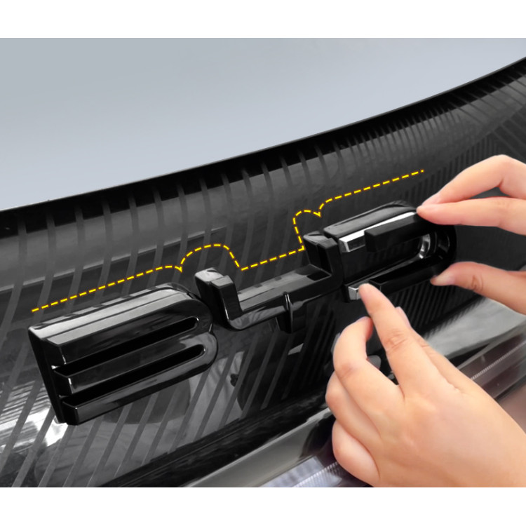 Jual Carbon Sticker Frame For BYD EA1 Atto 3 2 1 Dolphin EV Han EV ...