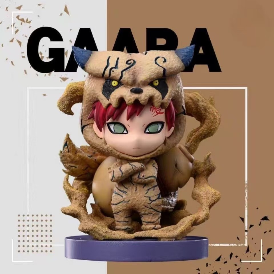 Jual Gk Q Edition Figures Gaara Anime Figures Peripheral El Pvc Statue ...