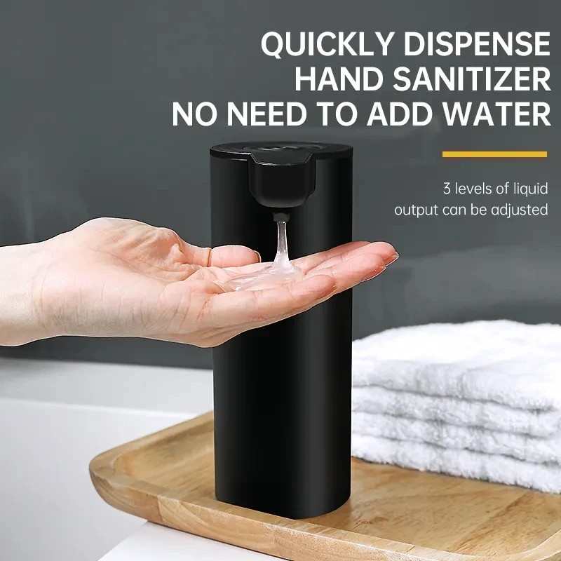 Jual Automatic Sensor Soap Dispenser Black Bathroom Accessories ...