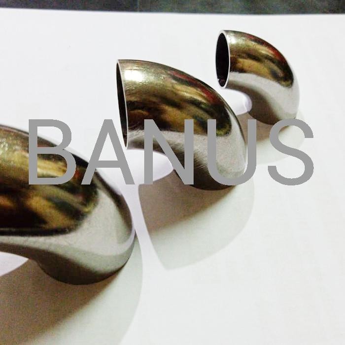 Jual New Elbow 2 inch stainless MURAH!! keni 2" inch knee las sambungan ...
