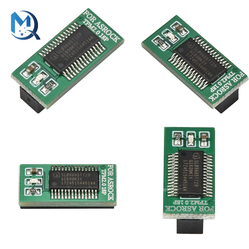 Jual Tpm Module 12 14 18 20 Pin LPC For ASUS MSI GIGABYTE ASRock ...