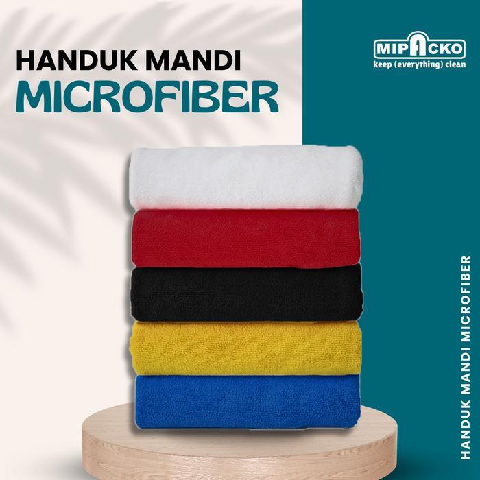 Jual ORIGINAL Mipacko Handuk M Premium rofiber Handuk Dewasa Polos ...