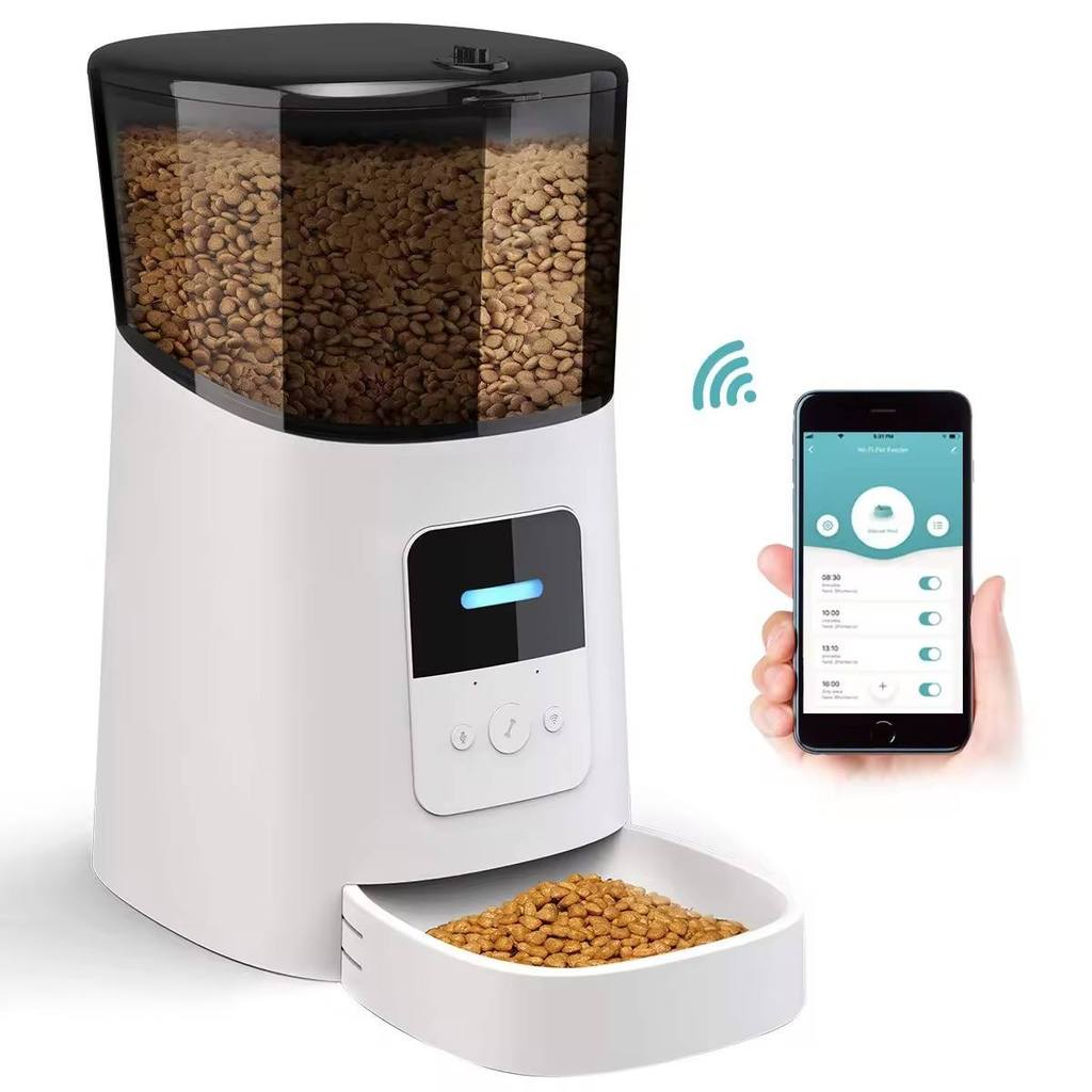 Jual Cat Smart Pet Feeder WiFi Pet Feeders Cats Small Dogs Automatic ...