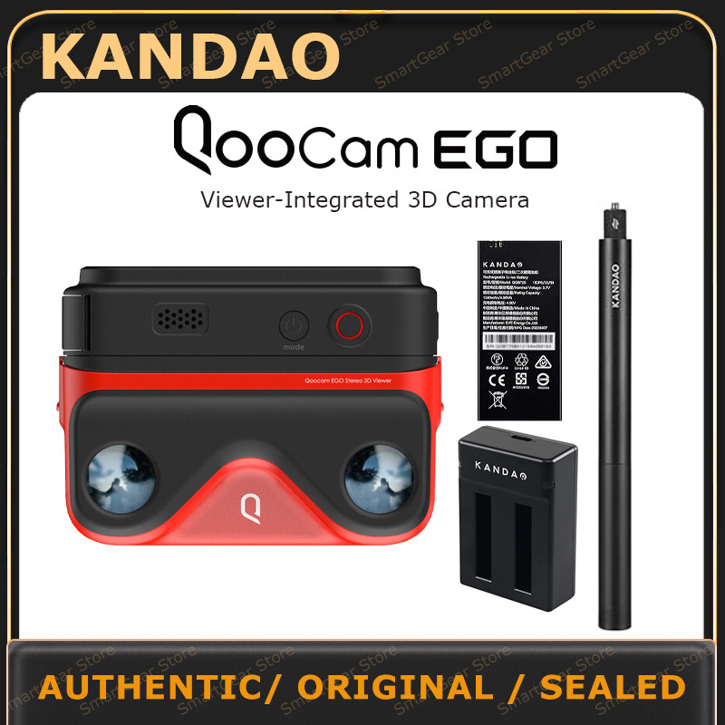 Jual KanDao QooCam EGO 3D Camera - Viewer-Integrated 3D VR Camera ...