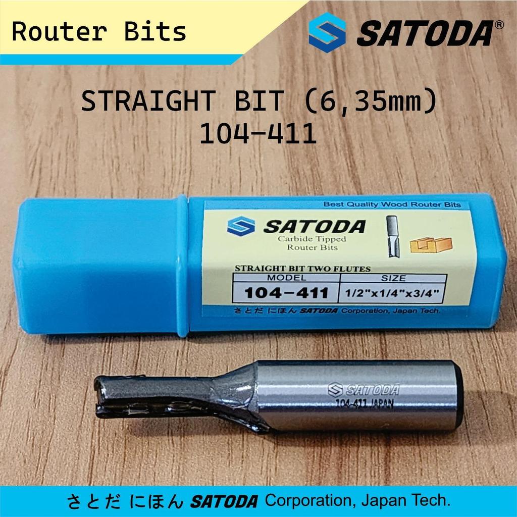 Jual MATA PROFIL SATODA Router Bit Straight Bit 1/2 Inch x 6,35 mm (Two ...