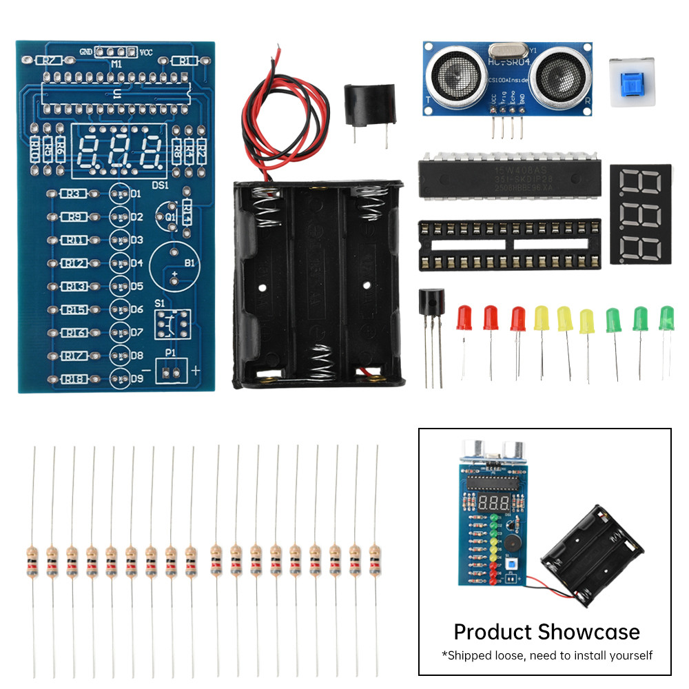 Jual DC 4.5-6V Ultrasonic Distance Sensor Module Reversing Radar Alarm ...