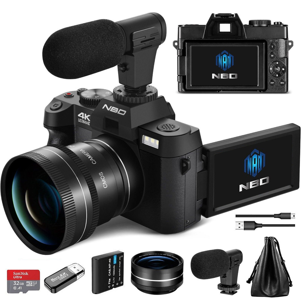 Jual NBD Digital Photography Camera 4K WIFI Web Cam Vintage Vlog Video ...