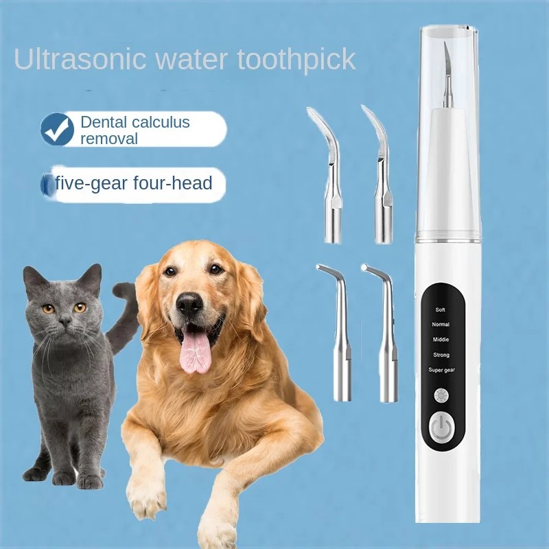 Jual Ultrasonic Pet Tooth Cleaner Dog Toothbrush Removal Pets Calculus ...