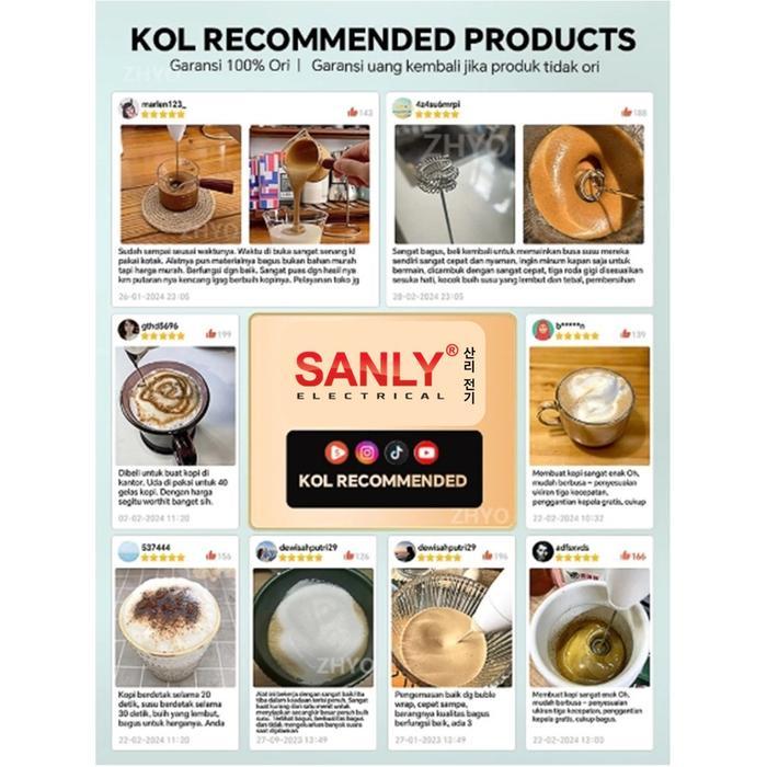 Jual Alat Kocok Telur Elektrik gaduk matcha Kopi Elektrik Cappuccino ...