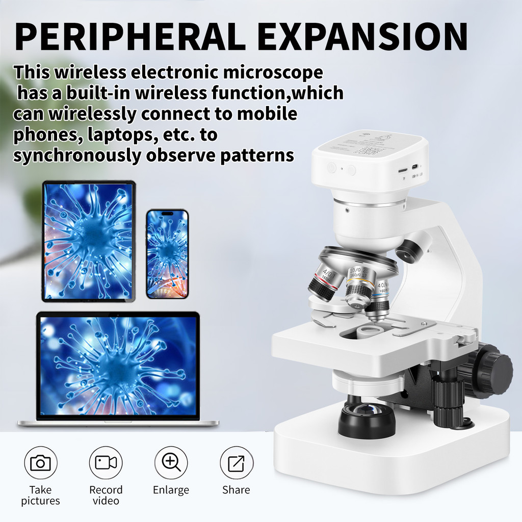 Jual WiFi electron microscope high-definition high magnification ...
