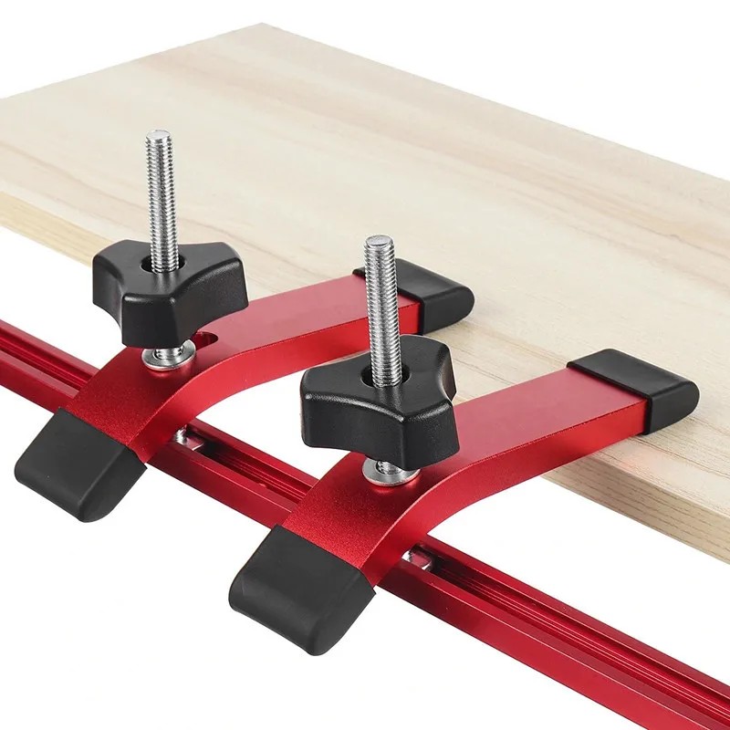 Jual T-Track Hold Down Clamp Kit Aluminum Alloy M8 Thread T-Slot Clamp ...