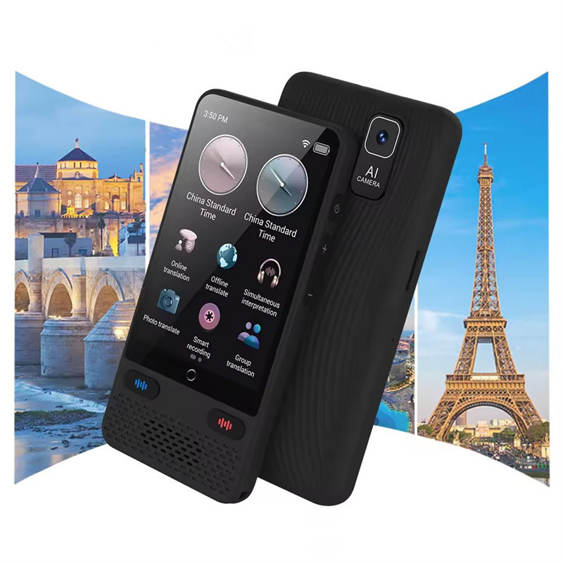 Jual Portable S85 Translator Device Big Screen 138 Languages Voice ...