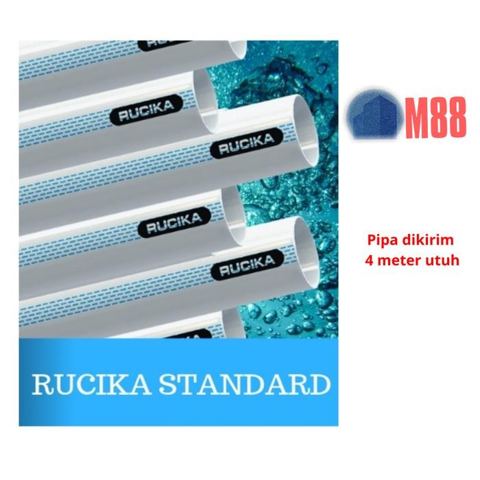 Jual Pipa Rucika Standard 6 Inch Aw Per Batang 4 Meter - Putih Biru ...