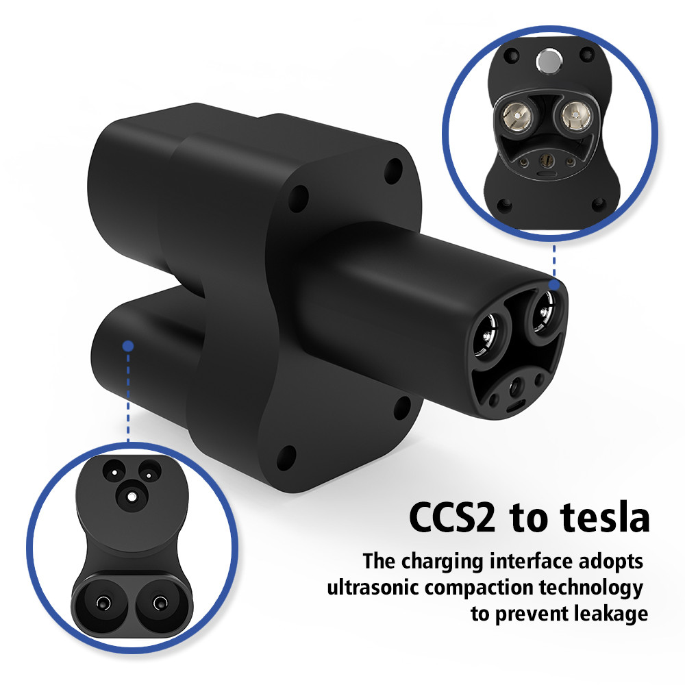 Jual CCS2 to Tesla EV Charger Adapter 400A 1000V Electric Vehicle DC ...