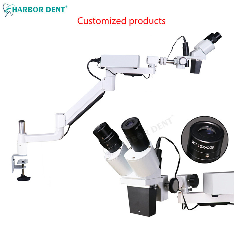 Jual Portable Dental Operating Binocular Microscope Clip On The Table ...