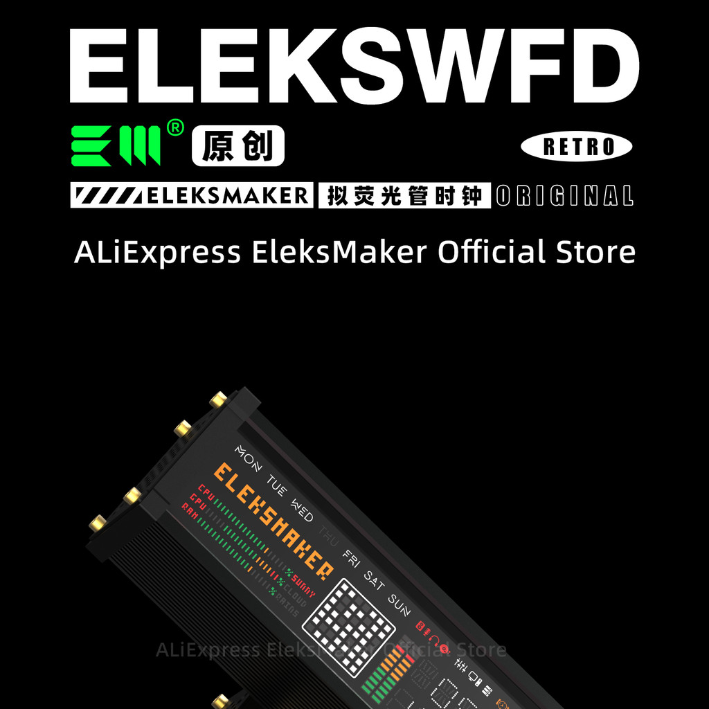 Jual EleksMaker EleksTube IPS Eleks WFD Retro Glows Analog Nixie Tube ...