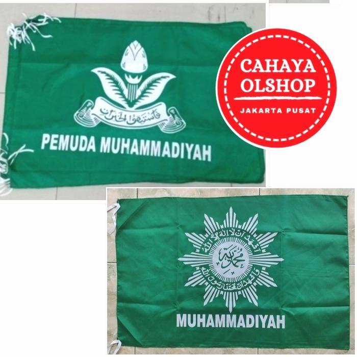 Jual bendera muhammadiyah bendera pemuda muhammadiyah 60 x 90 | Shopee ...