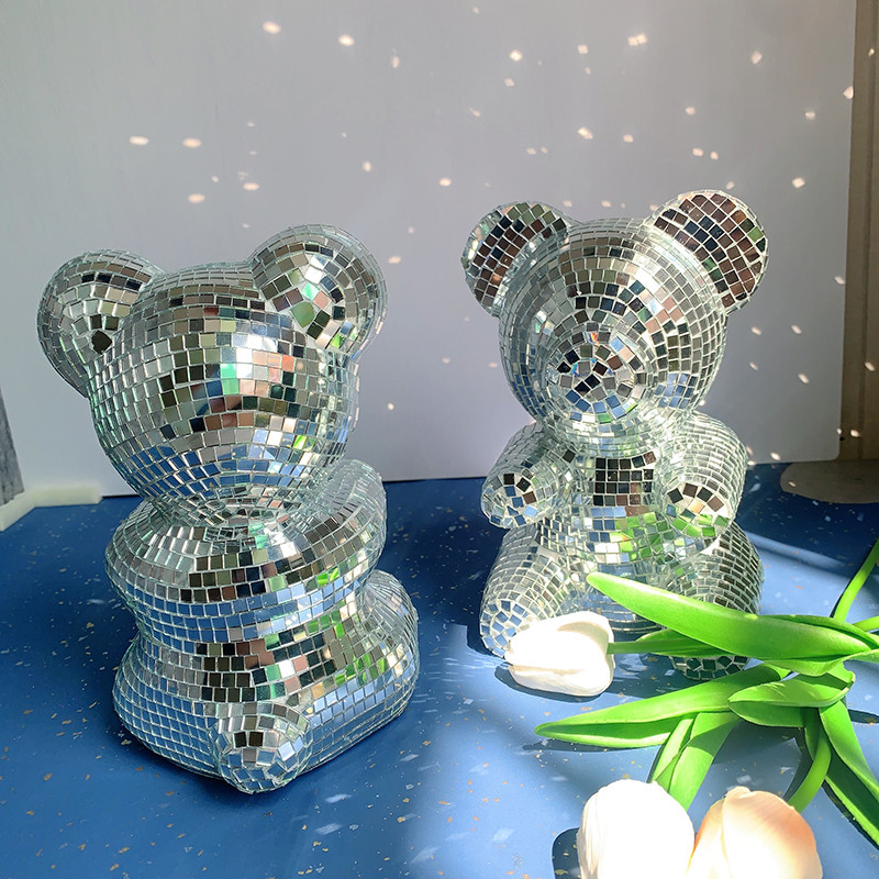 Jual Disco Bear Modern Home Decor Bear Shape DJ Light Kawaii Room Decor ...