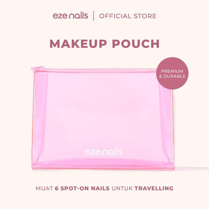Jual Bundle Anti Messy Nails (Nail Storage + Makeup Pouch + Nail Tips ...