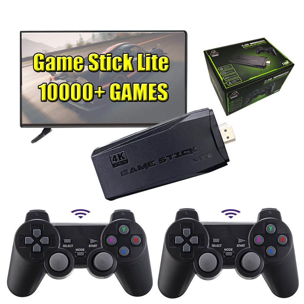 Jual Video Game Console Game Stick Lite 4K 20000 Games HD Retro Classic ...