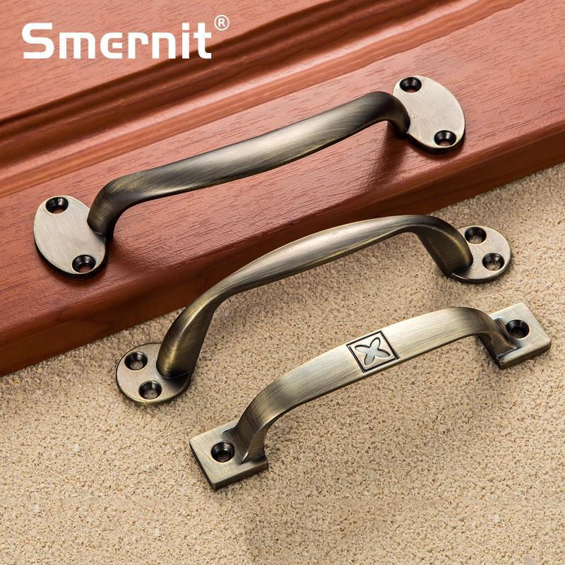 Jual Antique Metal Door Handles Bronze Drawer Pulls Modern Kitchen ...