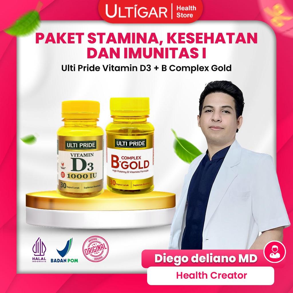 Jual PAKET STAMINA, KESEHATAN DAN IMUNITAS I : ULTIPRIDE B COMPLEX GOLD ...