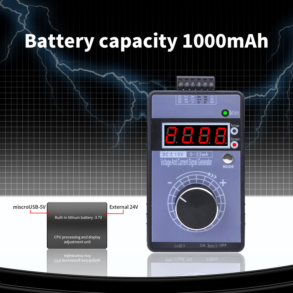 Jual Portable 0-5V 0-10V 4-20mA Generator with LED Display High ...