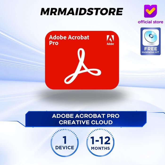 Jual Adobe Acrobat Pro Creative Cloud - 100GB Cloud Storage - 1 to 12 ...