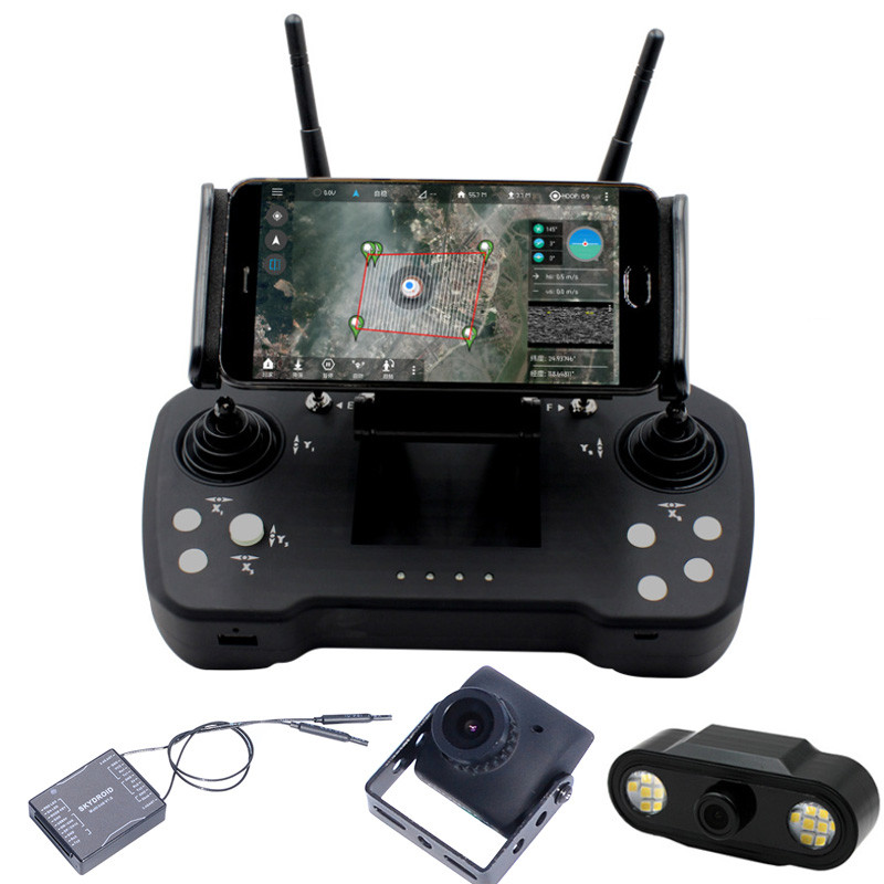 Jual PROMO Skydroid T12 Remote Control Three-Body Camera 20km Digital ...