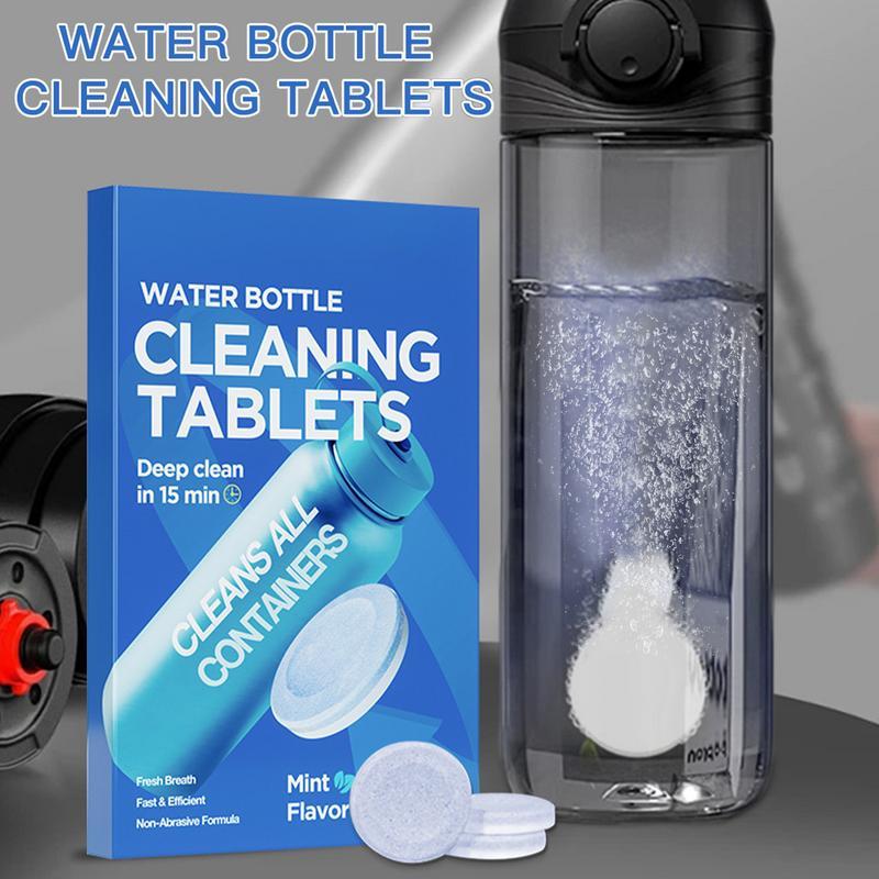 Jual Water Bottle Cleaning Tablets Scale Cleaning Effervescent Tablets ...