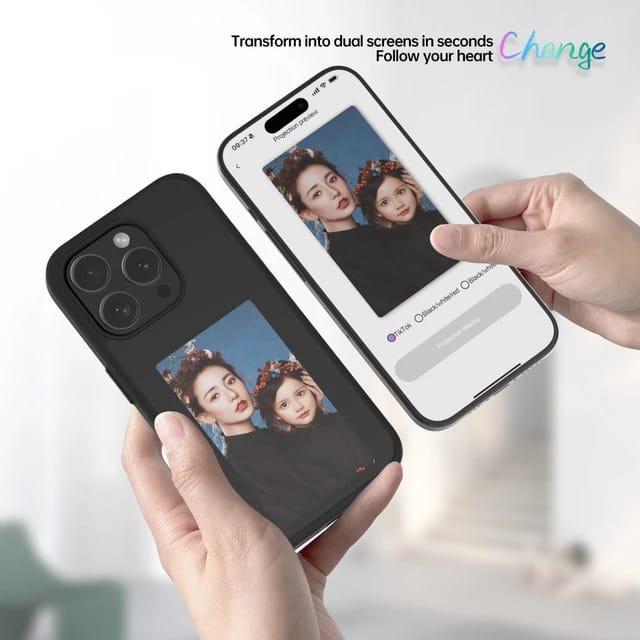 Jual SMART PROJECTION 4 COLORS E-INK CASE FOR IPHONE 13 14 15 16 PRO ...