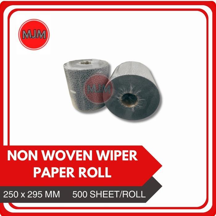 Jual Non Woven Wiper Paper Roll / Tissue Biru Pembersih Head Printer ...