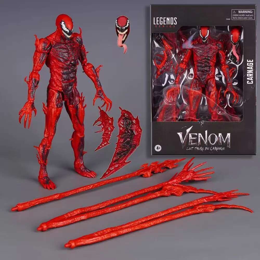 Jual New Legends Carnage Venom Figurine Cartoon Decor Deluxe Edition ...