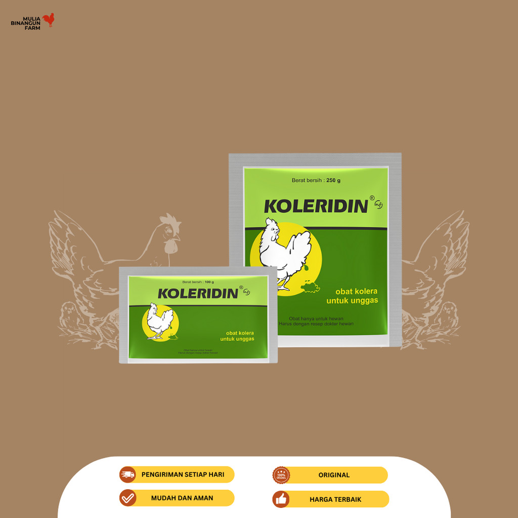 Jual Koleridin Obat kolera untuk unggas mengatasi sistem pencernaan ...