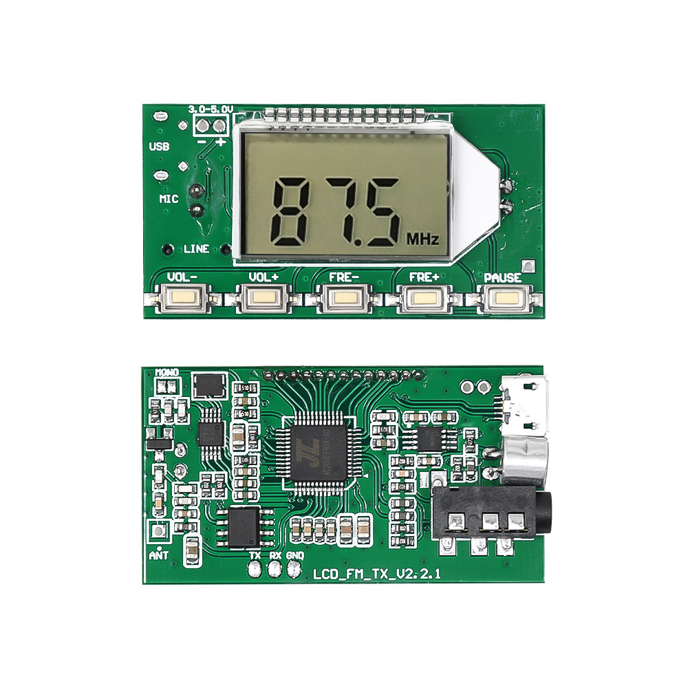 Jual FM Transmitter Module FM Stereo Digital Transmitter Wireless ...