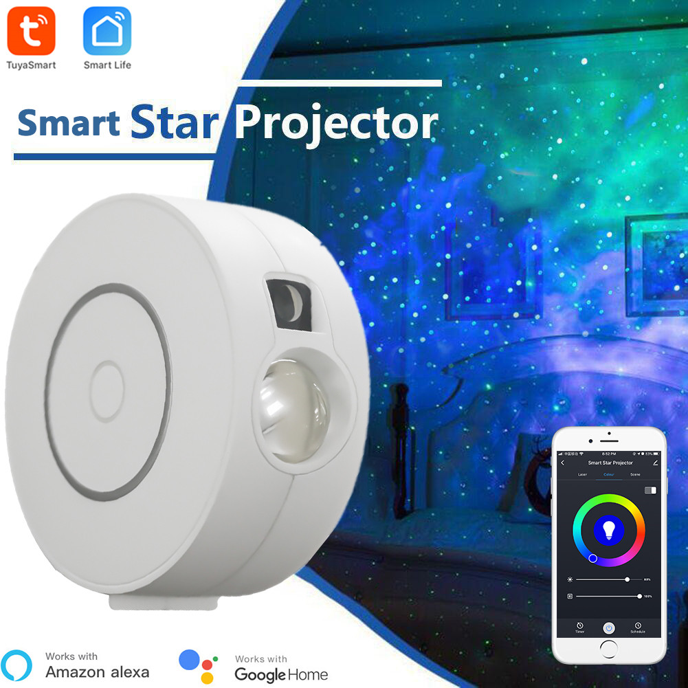 Jual New Tuya Smart Star Projector WiFi Laser Starry Sky Projector ...
