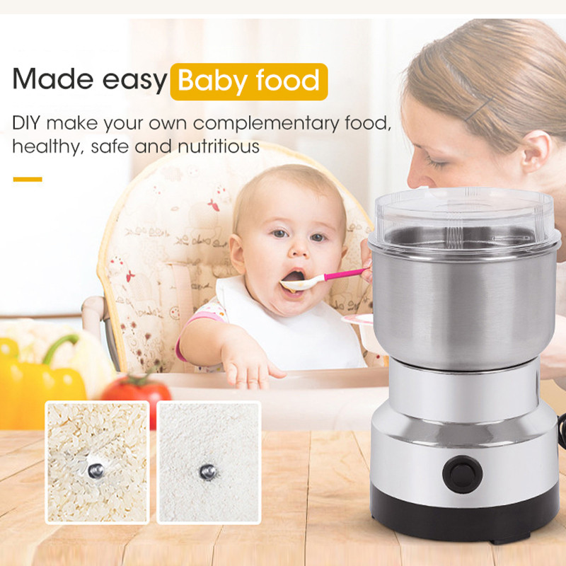 Jual Mini Electric Grinder Household 300ml Ultrafine Baby Food ...