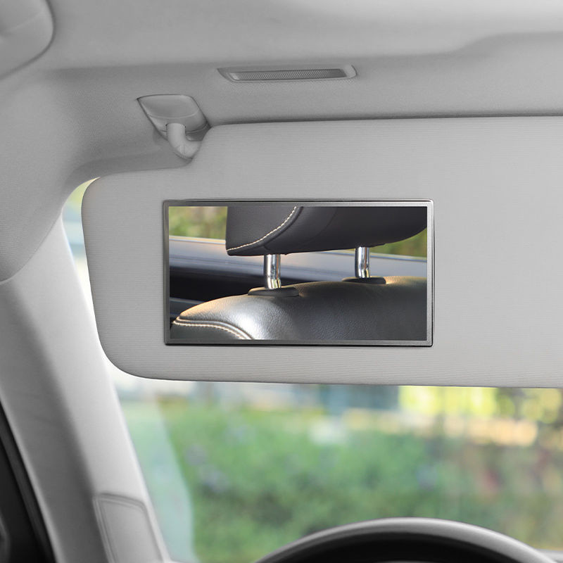Jual Car interior mirror Stainless steel interior Makeup mirror Beauty ...