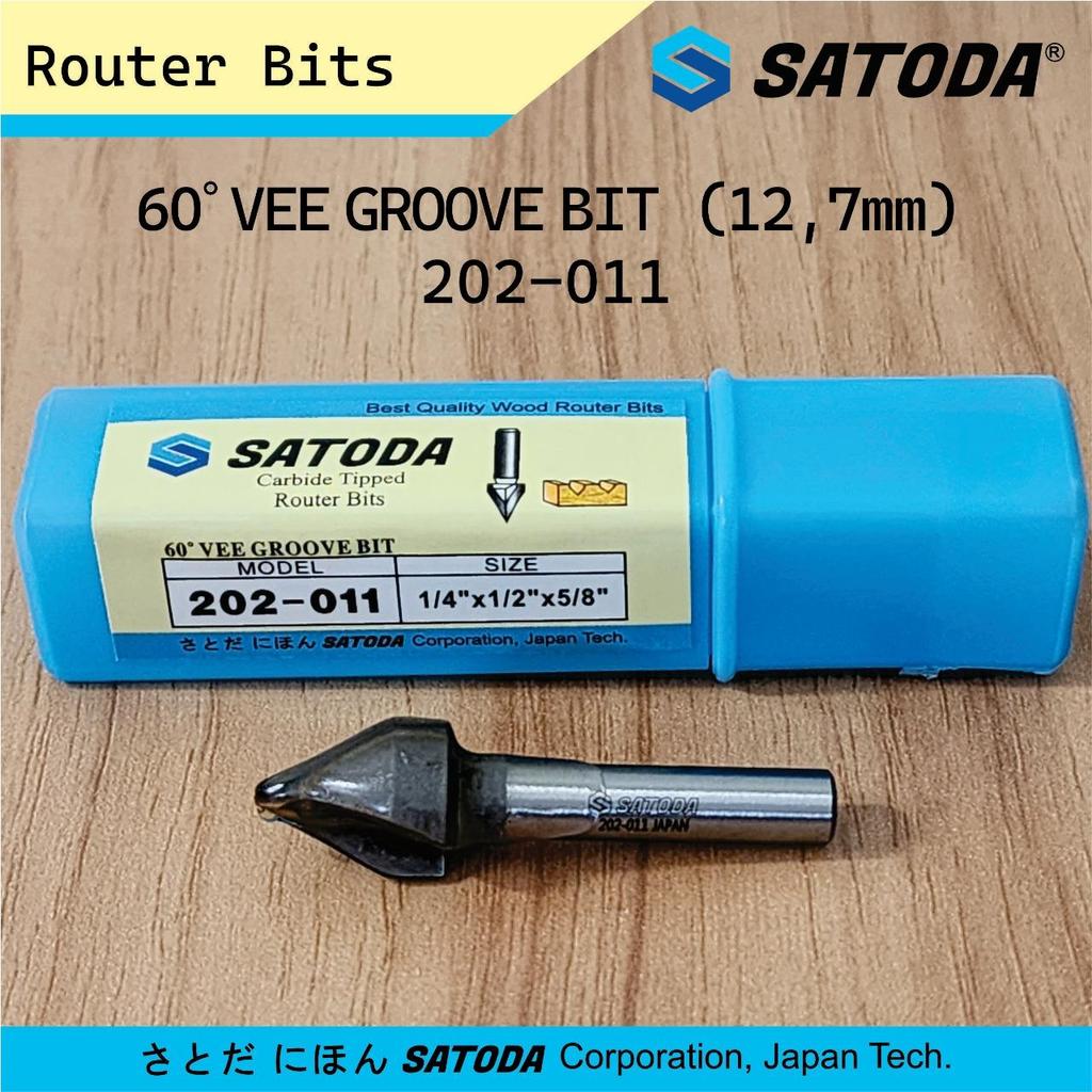 Jual MATA PROFIL SATODA Router Bit Vee Groove Bit 1/4 Inch x 12,7 mm ...