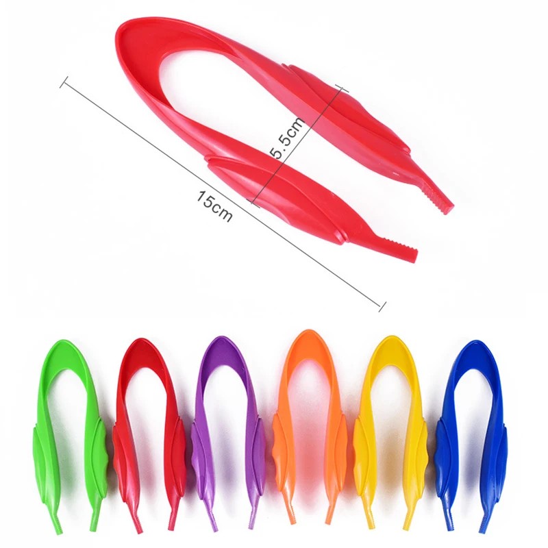 Jual Kids Plastic Tweezers Clip Toys Children Fine Motor Skill Training ...