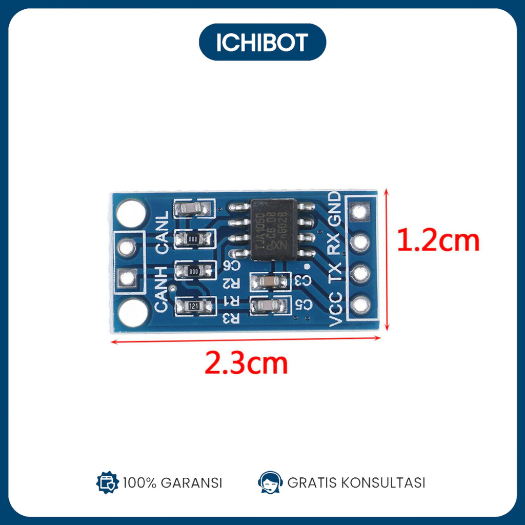 Jual Module Transceiver Can Tja1050 — Bus Driverinterface 1 Mbps 4612