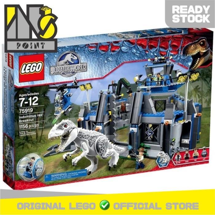 Jual LEGO 75919 - JURASSIC WORLD - INDOMINUS REX BREAKOUT KODE 892 ...