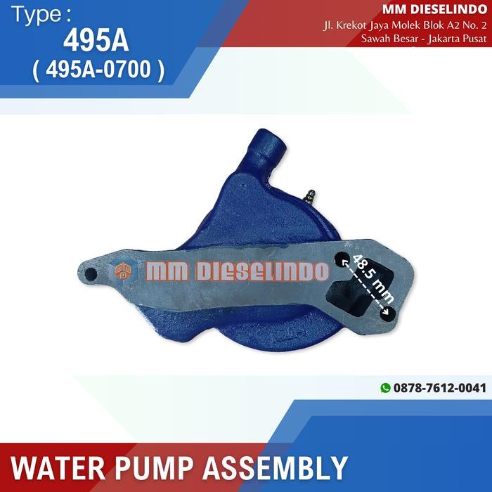 Jual Water Pump Assembly Engine Diesel 495A Snh495 Pompa Air Shanghai ...