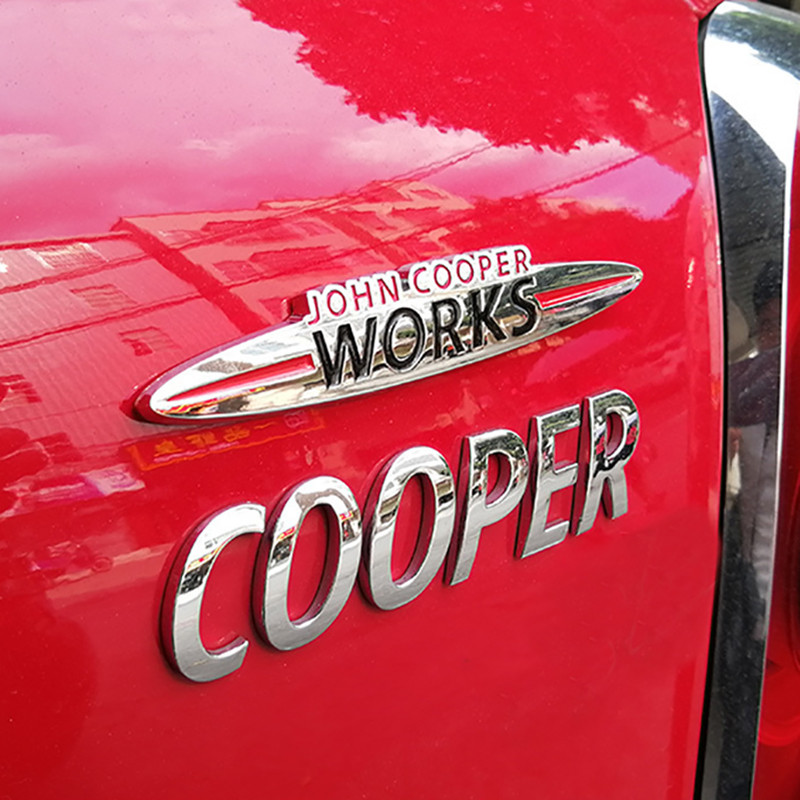 Jual IMPORT Car Stickers Emblem Badge For Mini Cooper S John Cooper ...