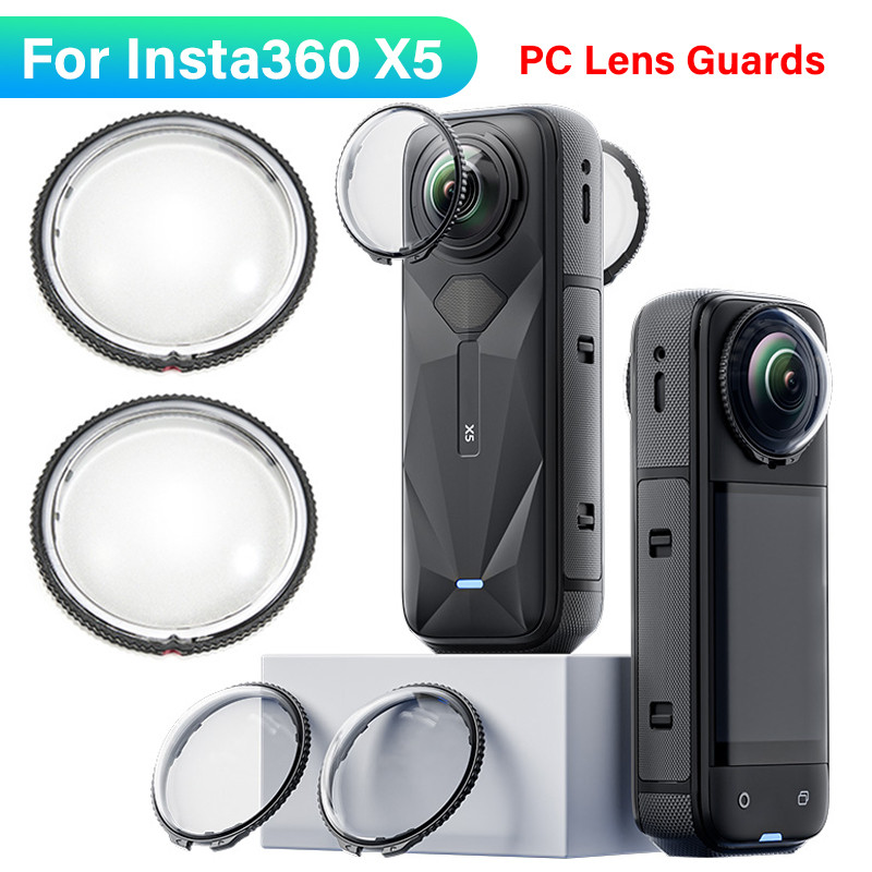 Jual PC Lens Guards For Insta 360 X5 Plastics Lens Scratch-resistant ...
