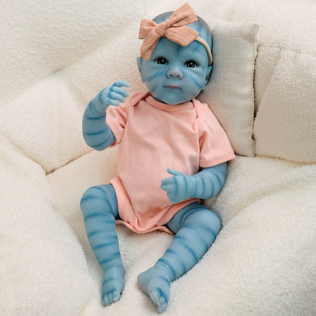 Jual 19Inch Avatar Bettie Full Body Collectible Art Soft Silicone Bebe ...