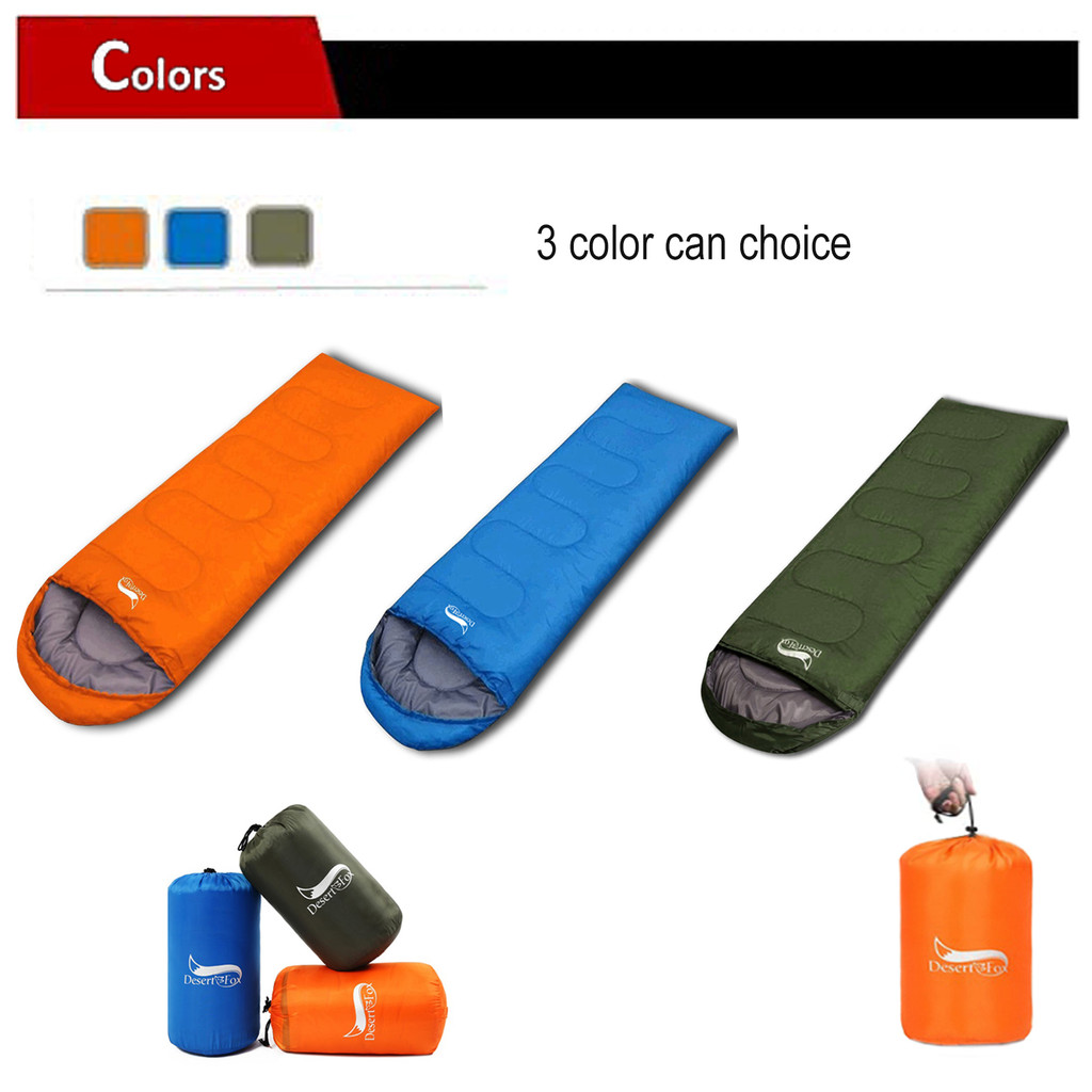 Jual Desert&Fox Compact Sleeping Bag Ultralight Envelope 3 Season ...