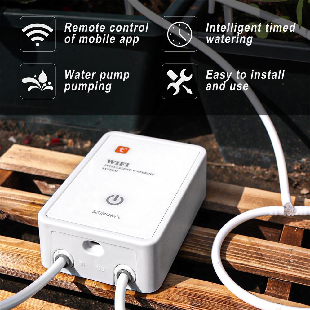Jual Tuya Smart Wifi Indoor Automatic Watering System Pump Controller ...