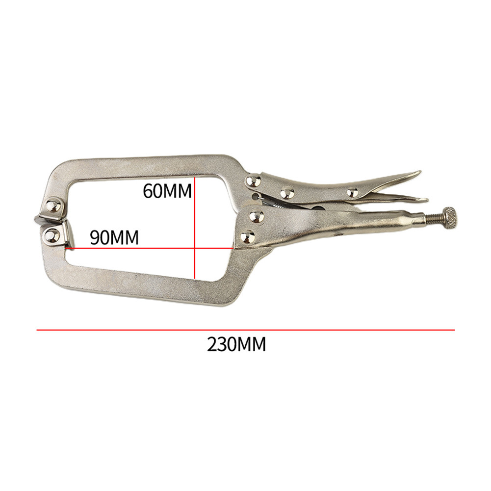 Jual 9Inch C Clamp Locking Pliers 23cm Vise Grip Welding Steel Locking ...